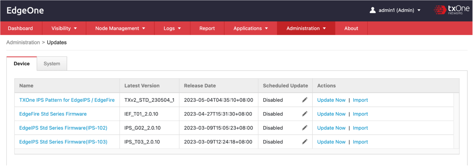 Data Collection Disclosure-TXOne EdgeOne V2.0 | TXOne Networks