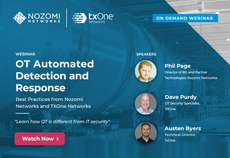 OT Automated Detection and Response: Best Practices with Nozomi Networks & TXOne Networks ...