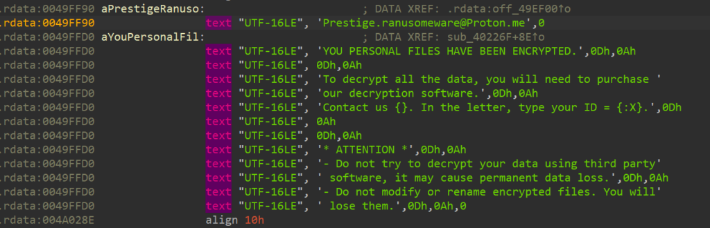 Malware Analysis - Prestige Ransomware | TXOne Networks